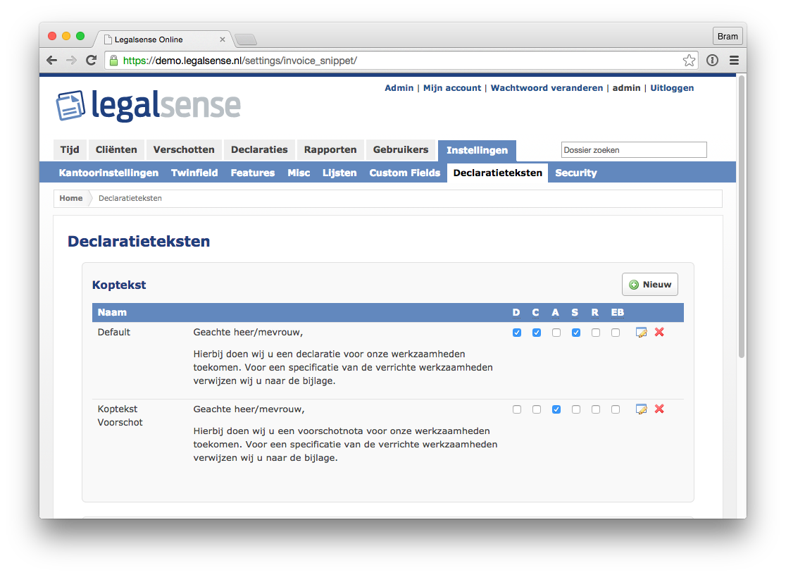 Kijk en vergelijk Legalsense | IT-Kieswijzer